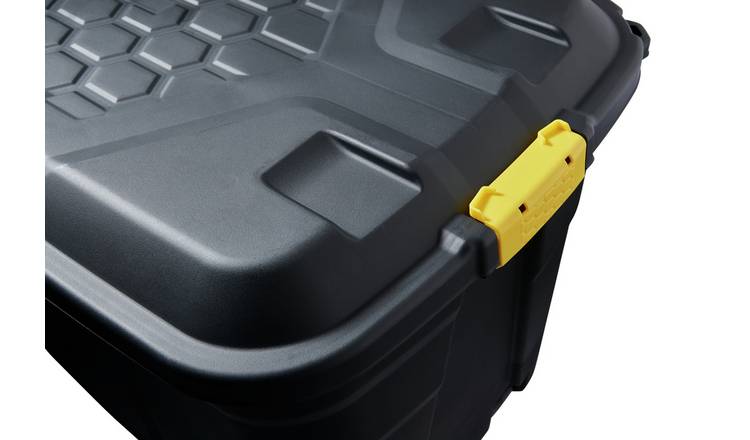 Buy Strata 110 Litre Heavy Duty Wheeled Plastic Storage Trunk | Plastic ...