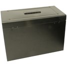 Buy Cathedral Foolscap Metal Box File - Black | Filing cabinets and ...