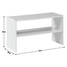 Buy Argos Home 2 Shelf Internal Wardrobe Shoe Rack - White | Shoe ...