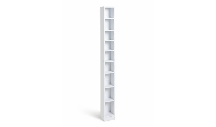 Buy Habitat Maine Tall CD and DVD Media Storage Tower - White | CD and ...