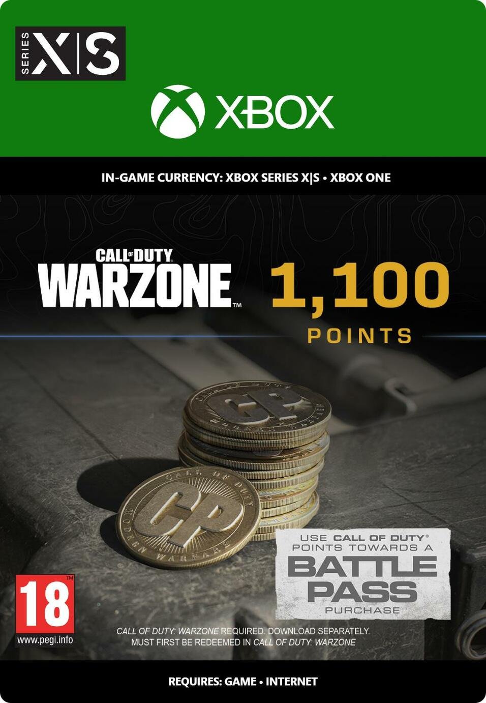Call Of Duty: Warzone 1100 Points Xbox Digital Download review | 8.3 / 10