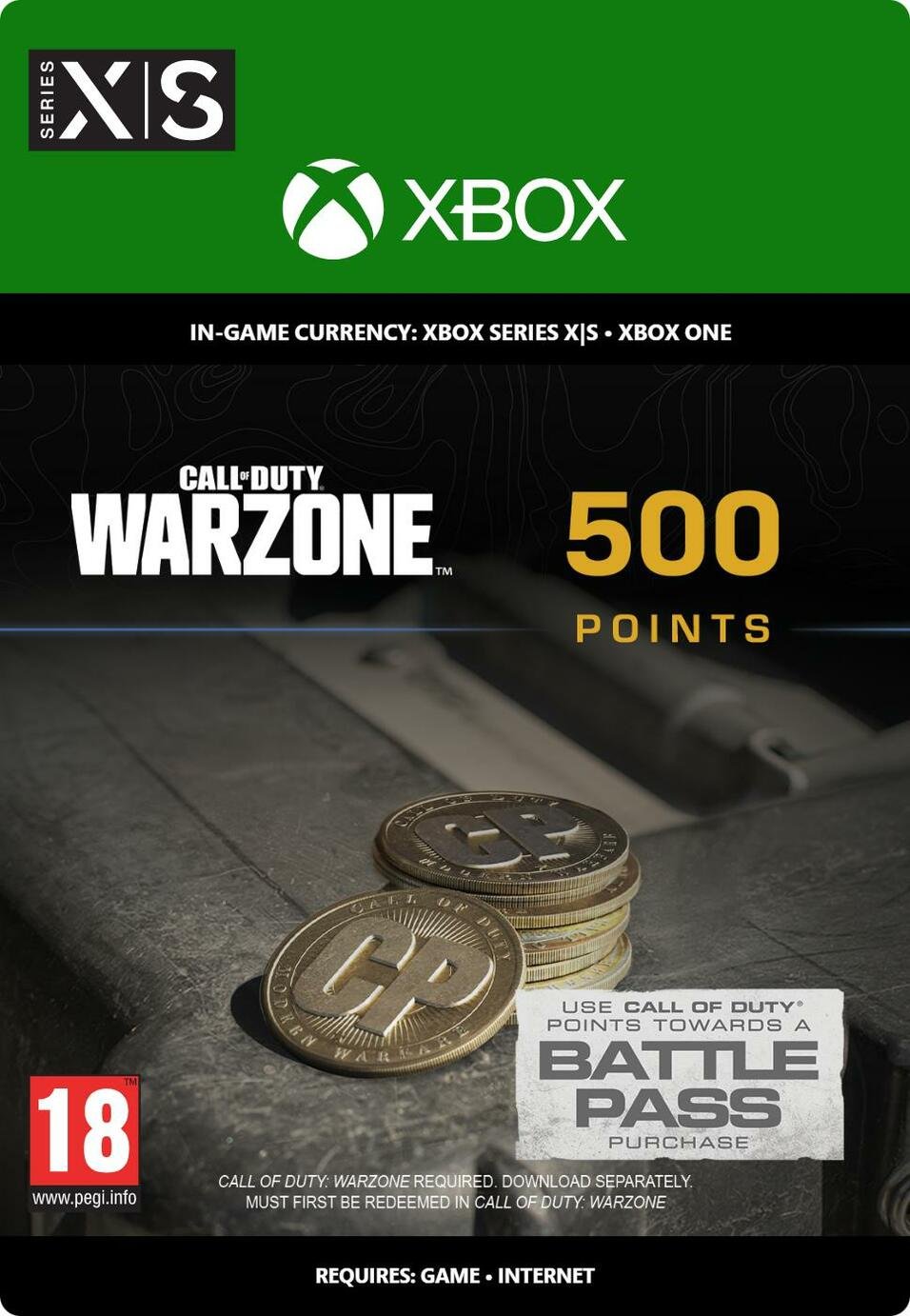 Call Of Duty: Warzone 500 Points Xbox Digital Download review | 8.4 / 10