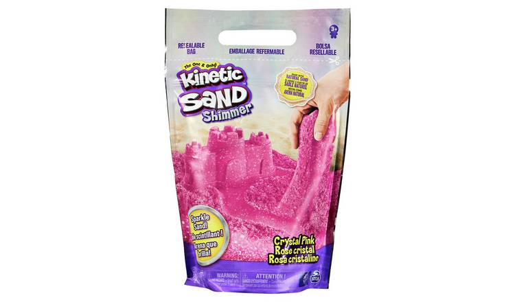 Buy Kinetic Sand 2 lb Glitter Sand Pink | Dough and modelling toys | Argos