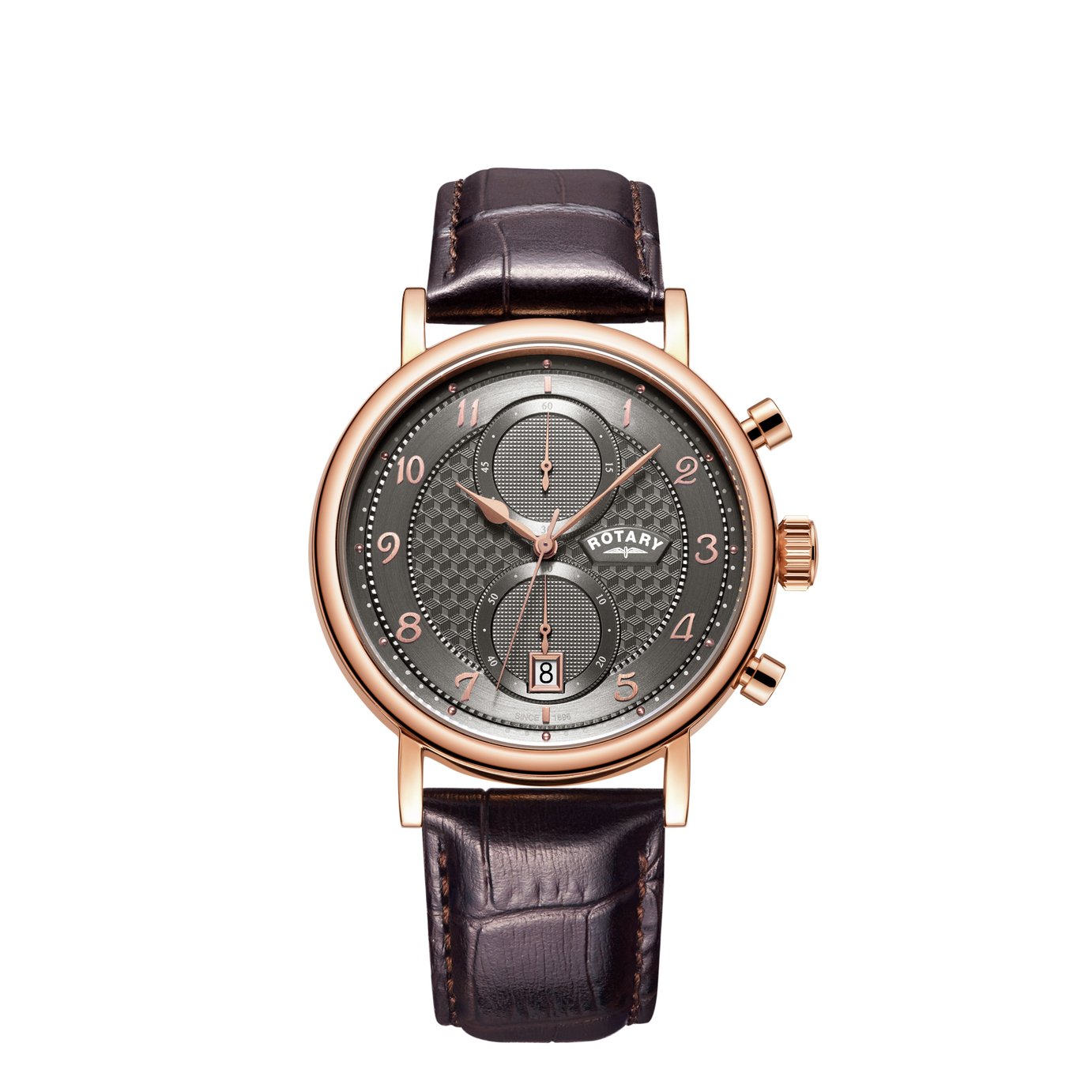 Rotary Men's Chronograph Brown Leather Strap Watch review | 9.0 / 10