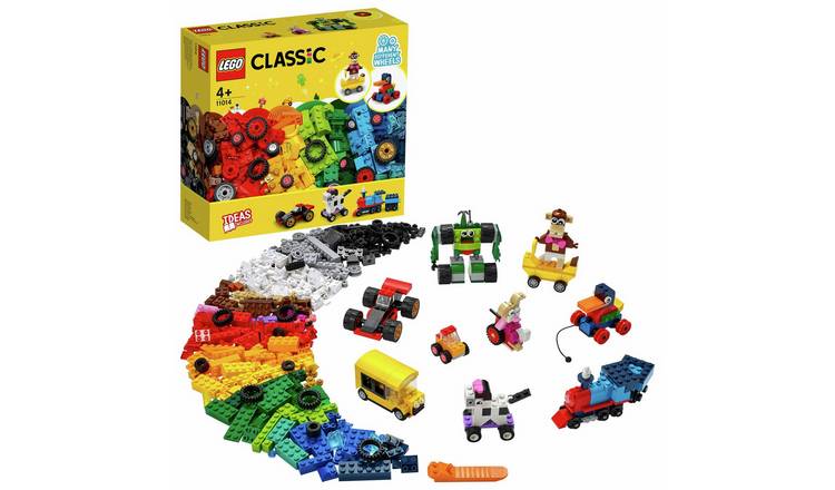 Buy LEGO Classic Bricks and Wheels Starter Building Set 11014 | LEGO ...