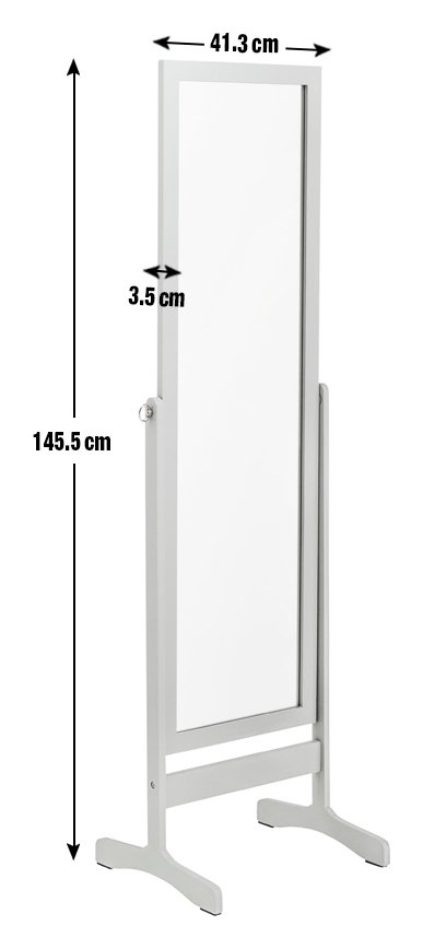 Buy Argos Home Free Standing Cheval Mirror - Grey | Freestanding ...