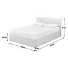 Buy Habitat Lavendon Small Double Side Opening Bed Frame -Grey | Bed ...