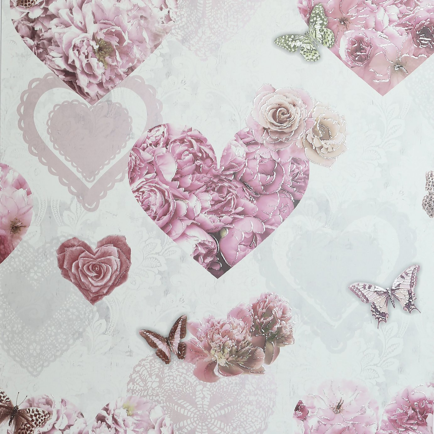 Arthouse Floral Hearts Pink Wallpaper review | 8.7 / 10