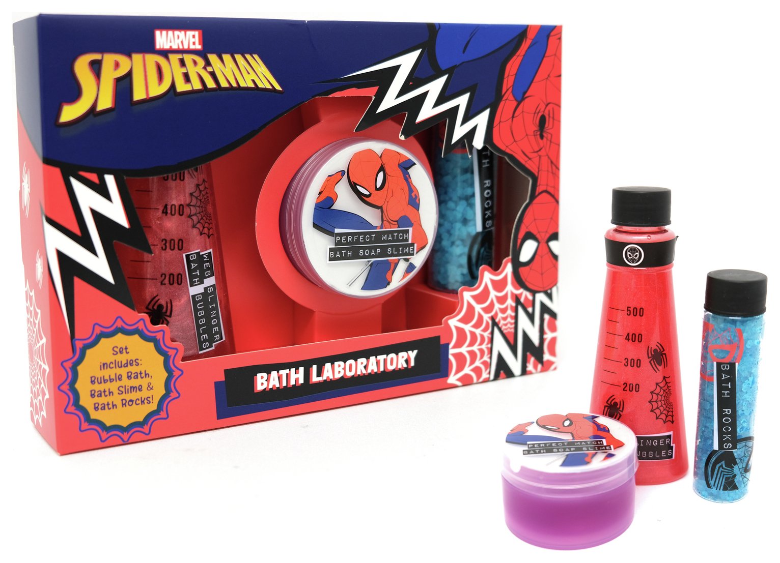 Marvel Spiderman Bath Laboratory Gift Set review | 8.6 / 10