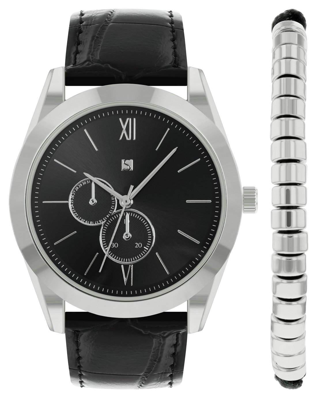 Spirit Men's Black Strap Watch and Bracelet Set review | 8.3 / 10