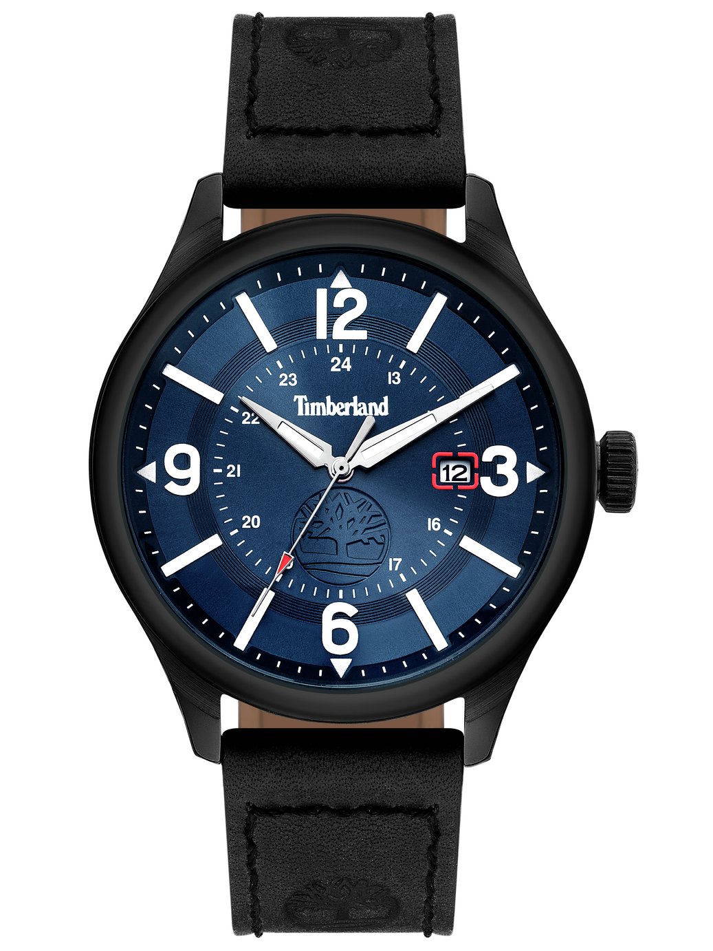 Timberland Men's Blake Black Leather Adjustable Strap Watch review | 8. ...