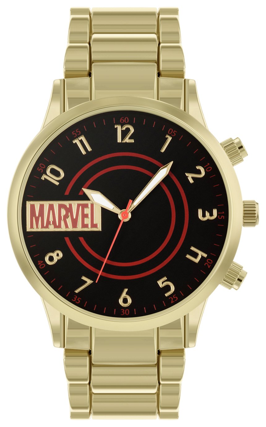 Disney Marvel Men's Gold Stainless Steel Bracelet Watch review | 8.6 / 10