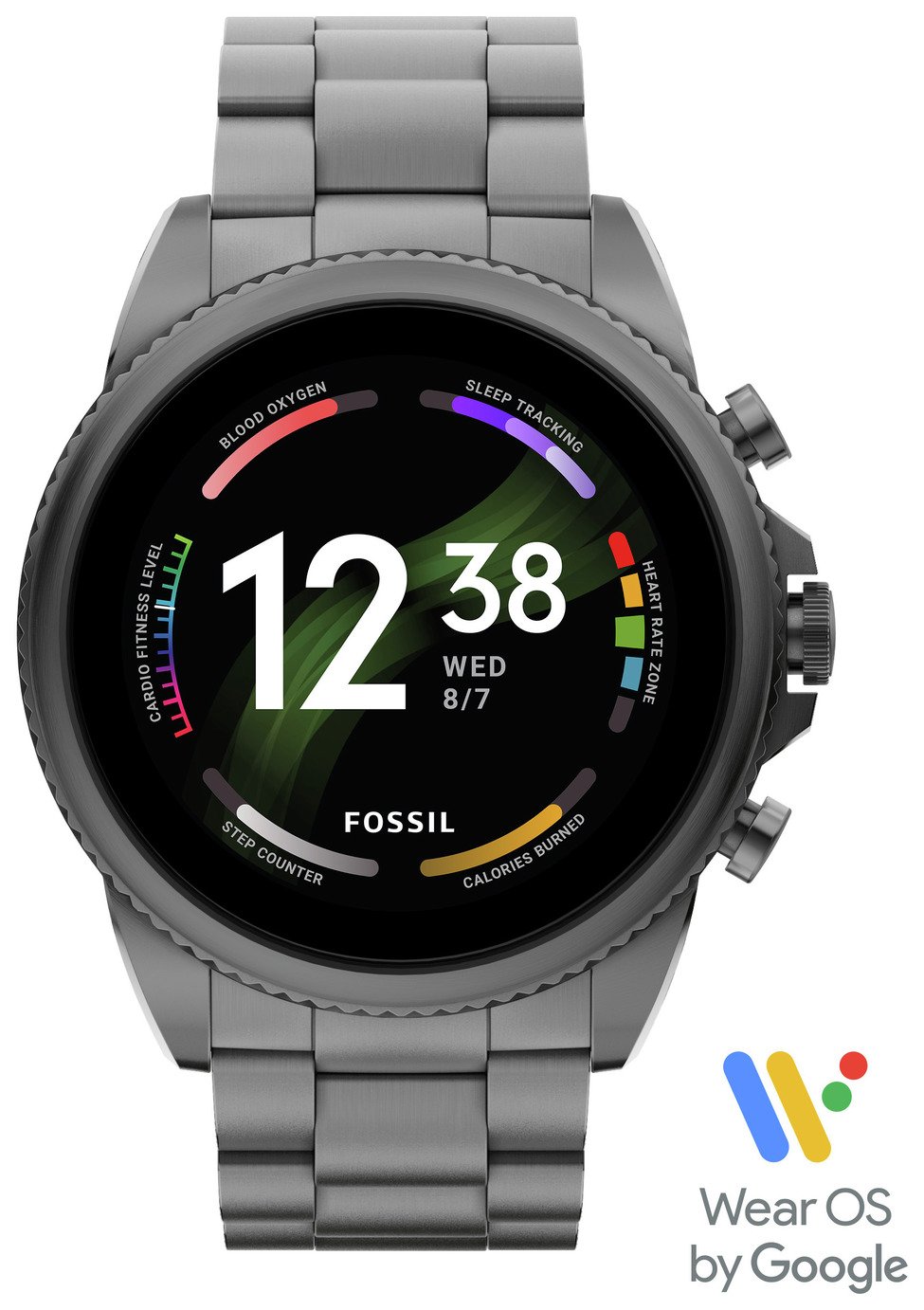 Fossil Men's Gen 6 Grey Stainless Steel Bracelet Smart Watch review | 9 ...