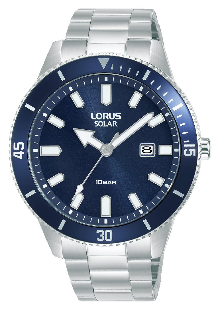 Lorus Men's Solar Silver Stainless Steel Bracelet Watch review | 9.0 / 10