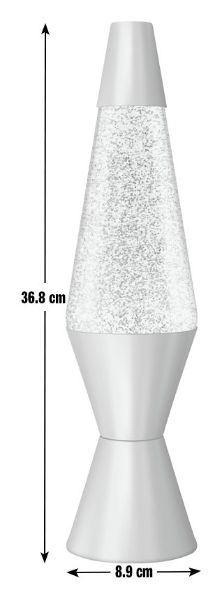Buy Lava 14.5in Glitter Lamp - Rose Gold | Novelty lights | Argos