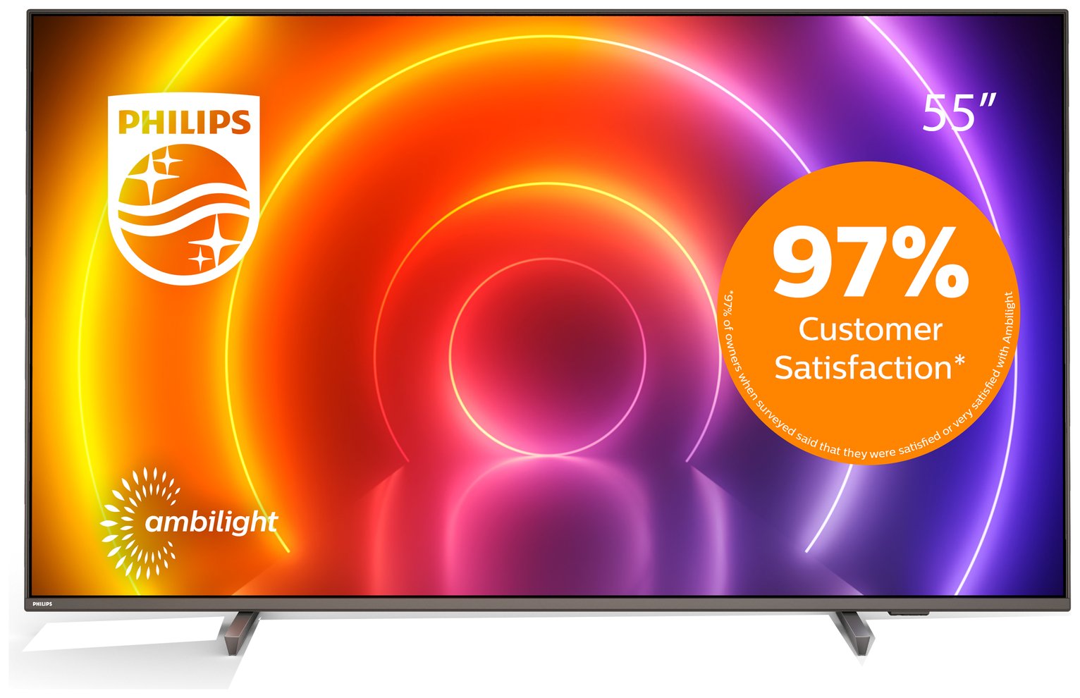 Philips 55 Inch 55PUS8106 Smart 4K UHD HDR LED Ambilight TV review | 8. ...