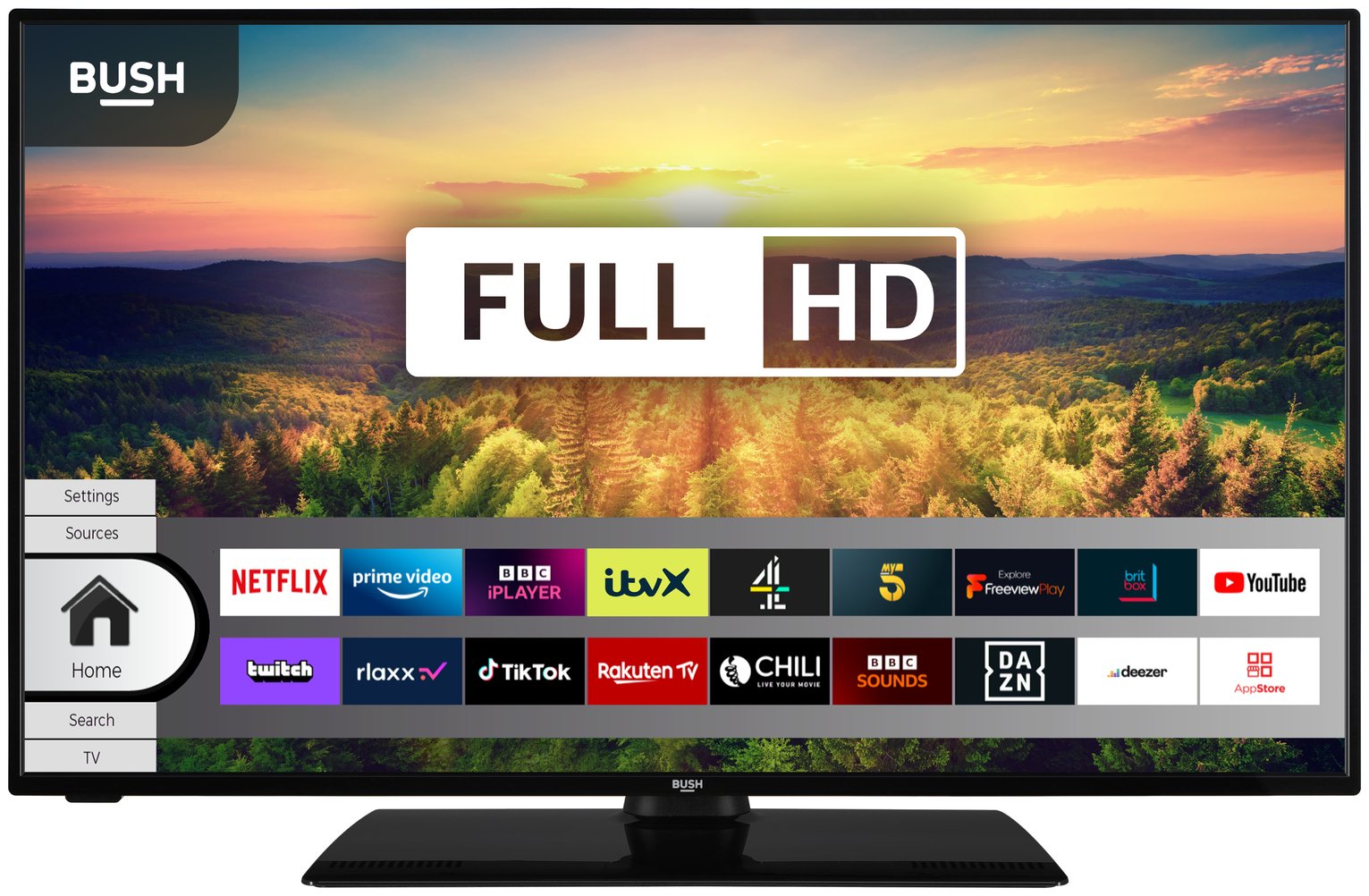 Bush 43 Inch Smart FHD DLED HDR Freeview TV review | 9.0 / 10