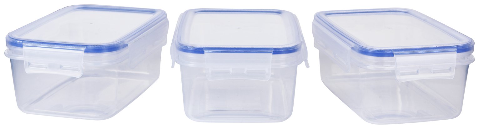Argos Home Pack of 3 900ml Klip Lock Storage Set review | 8.9 / 10