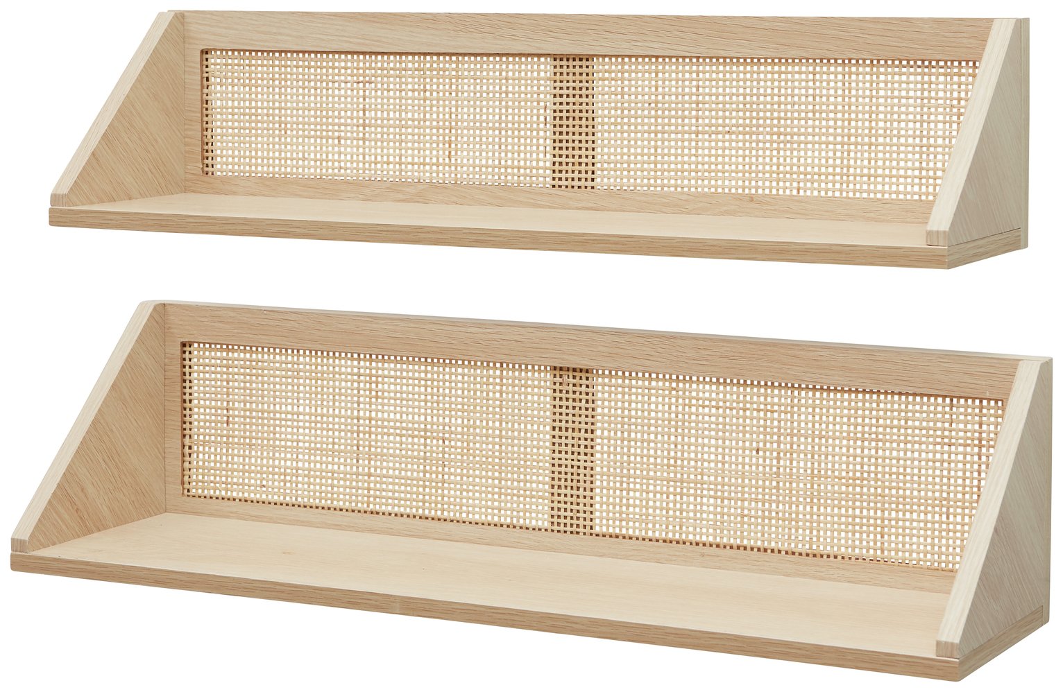 Lloyd Pascal Light Rattan Set of 2 Wooden Shelves review | 8.5 / 10