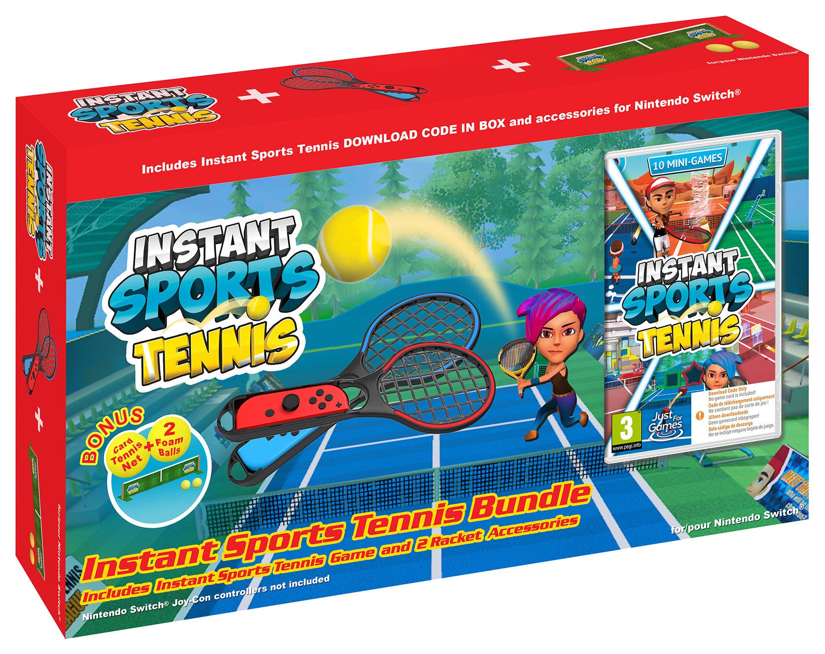Instant Sports Tennis Bundle Nintendo Switch Game review | 8.6 / 10