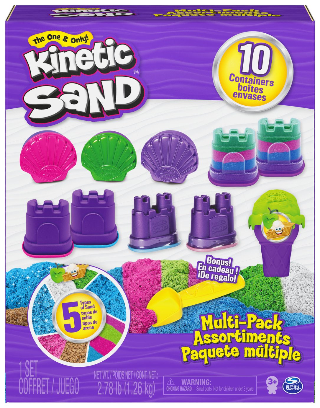 Kinetic Sand 5 Sand Type Multipack Set review | 9.1 / 10