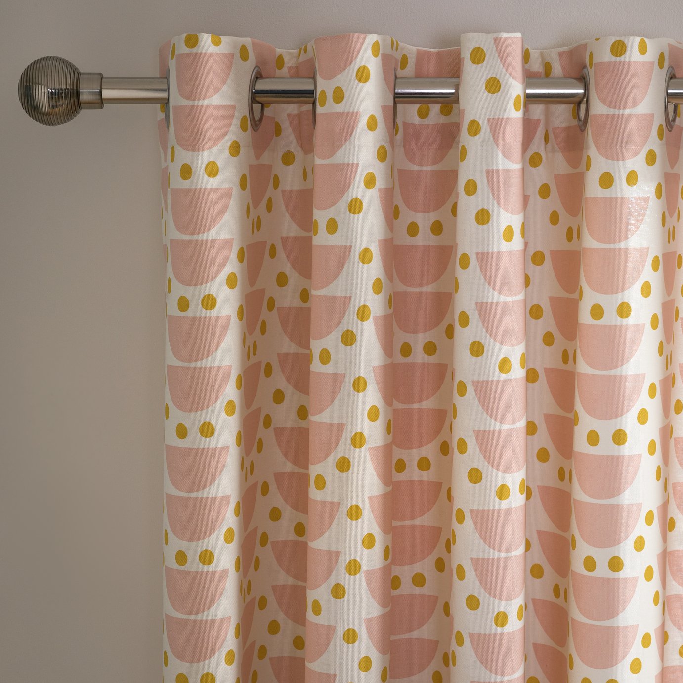 Habitat Half Moon Print Eyelet Curtains review | 8.5 / 10