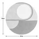 Buy Habitat Geometric Circle Wool Rug - Multi - 120x120cm | Rugs | Habitat