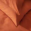 Buy Habitat Cotton Linen Plain Rust Bedding Set - Kingsize | Duvet ...