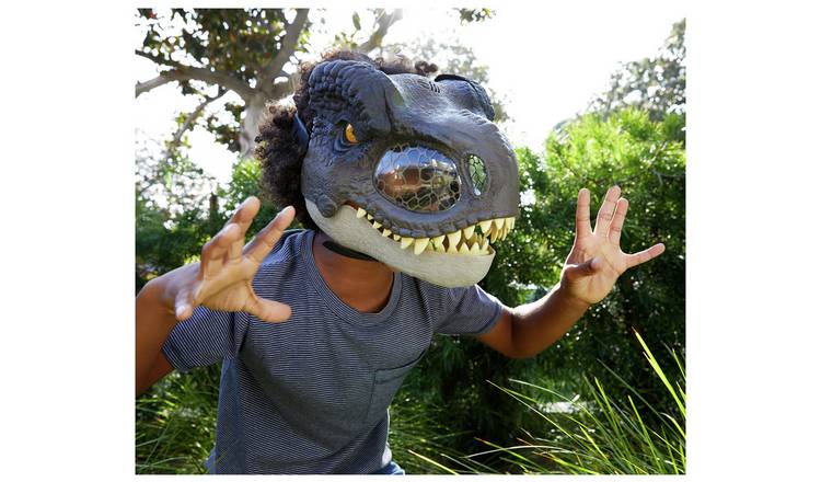 Buy Jurassic World Dominion Chomp 'N Roar Tyrannosaurus Rex Mask | Role ...