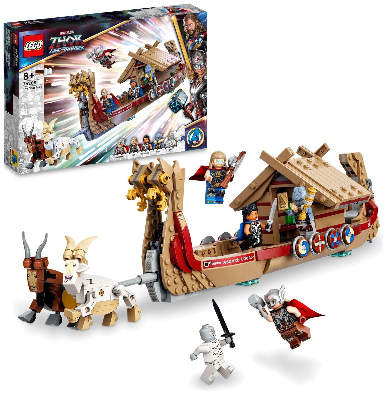 LEGO Marvel The Goat Boat Buildable Thor Toy Ship 76208 review | 8.8 / 10