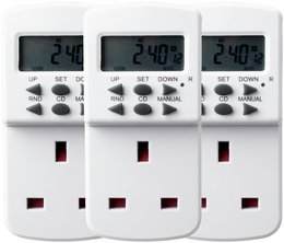 Triple Pack 7 Day Electronic Timers 9822911 Argos Price Tracker 
