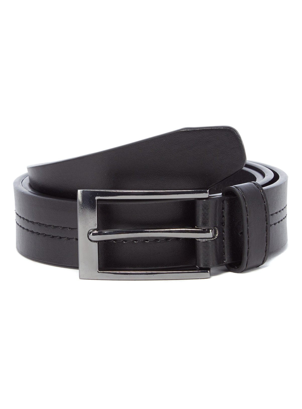 Black Faux Leather Centre Stitch Belt review | 8.8 / 10