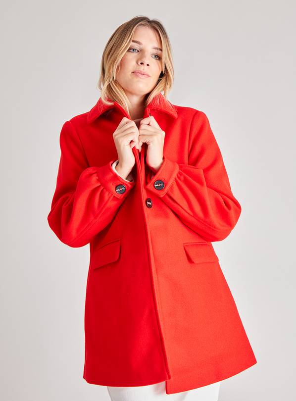 Buy Red Dolly Coat - 12 | Coats | Argos