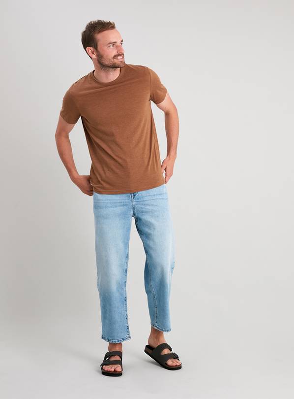 Buy UNION WORKS Light Wash Barrel Leg Jeans - W42 L30 | Jeans | Argos