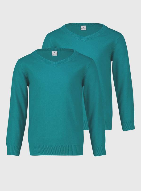 Buy Jade V-Neck Jumper 2 Pack - 12 years | School jumpers | Argos