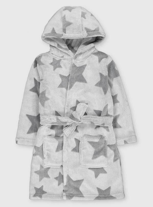 Buy Grey Star Dressing Gown - 6-7 years | Pyjamas | Argos