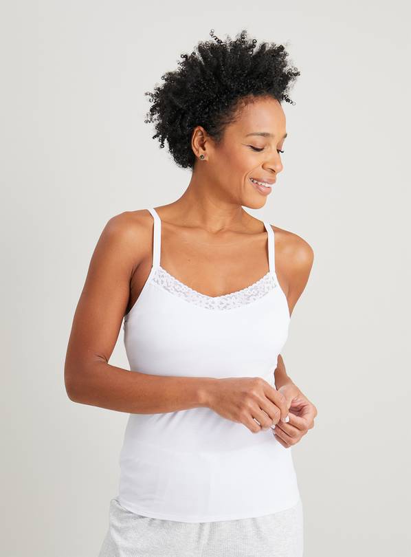Buy White InvisiSupport Camisole - 24 | Camisoles and slips | Argos
