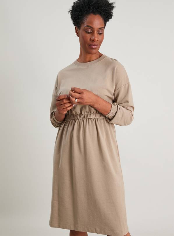 Buy Beige Sweat Dress - 10 | Dresses | Argos