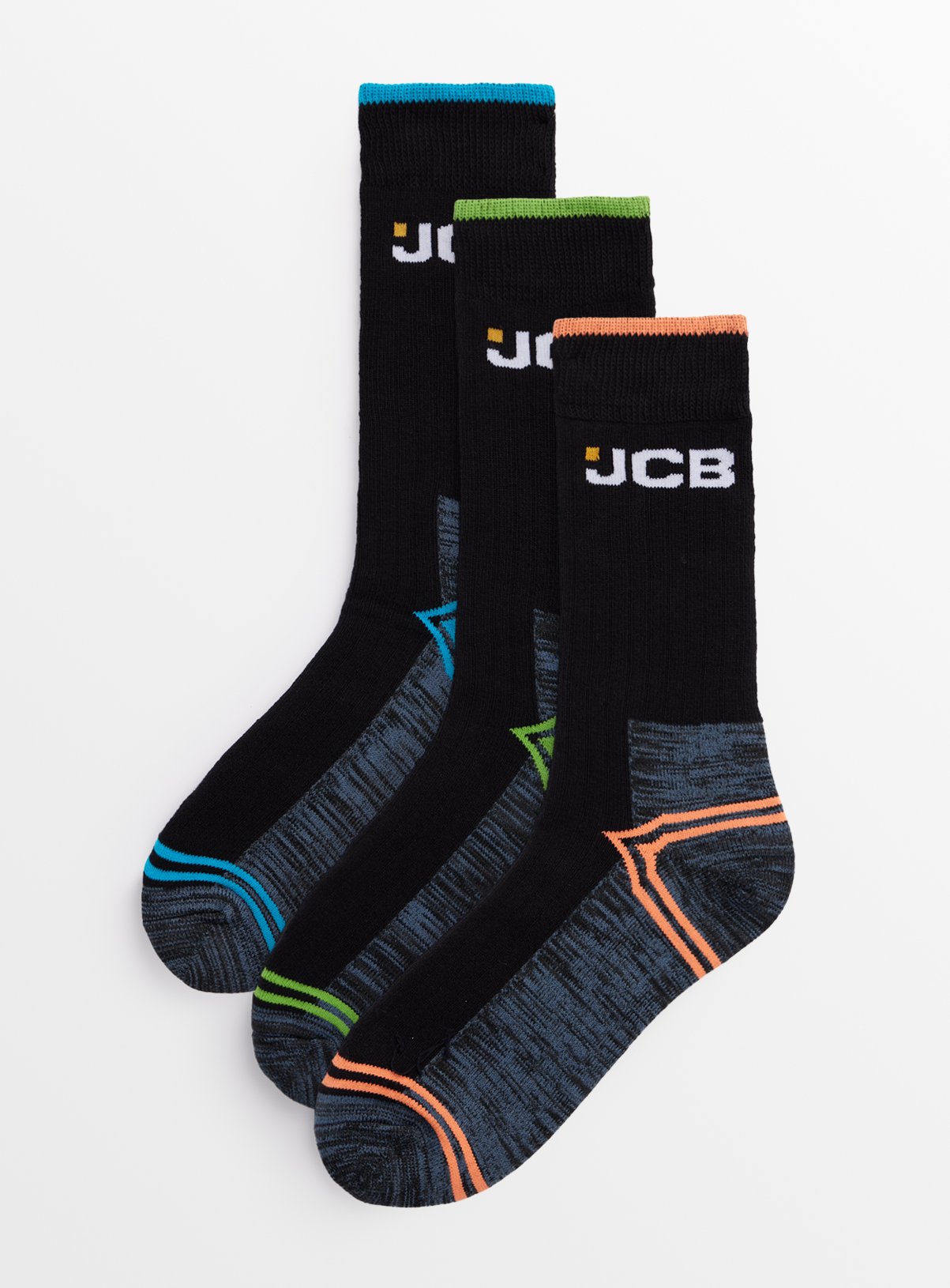 JCB High Vis Neon Trim Socks 3 Pack review | 9.3 / 10