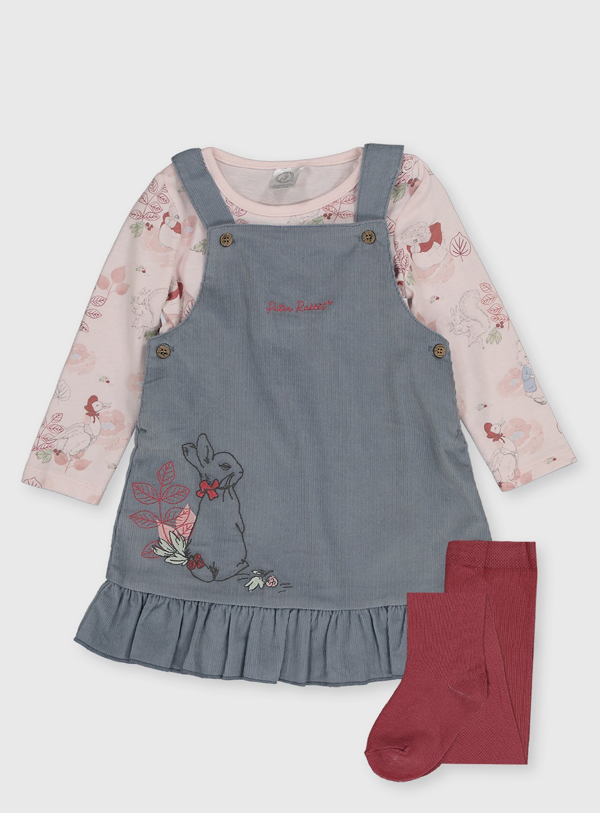Peter Rabbit Grey Pinafore, Bodysuit & Tights review | 9.4 / 10