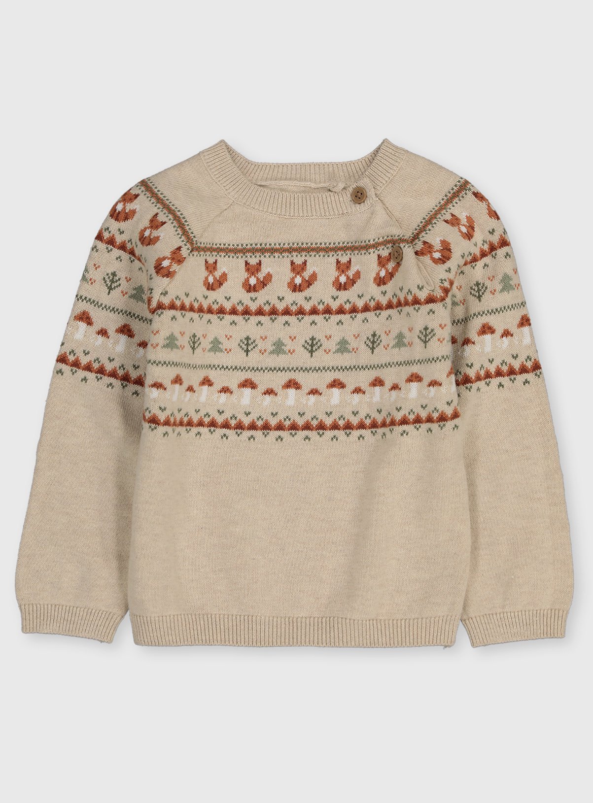 Oatmeal Fox Fair Isle Jumper review | 8.6 / 10