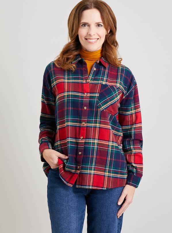 Buy Red Tartan Check Shirt 14 Shirts Argos