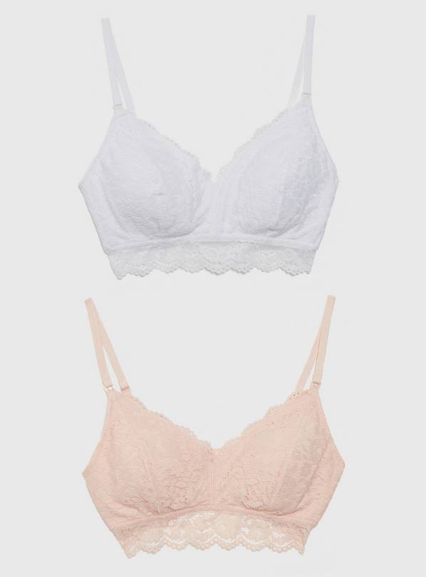 Buy A-E MATERNITY Lace Supersoft Nursing Bras 2 Pack - 36A | Bras | Argos