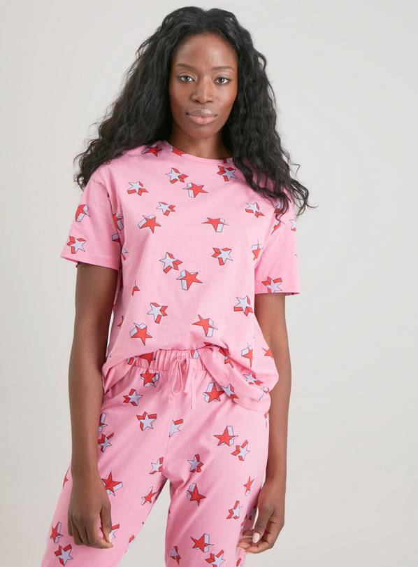 Buy Pink Star Boxy Pyjamas - 26 | Pyjamas | Argos