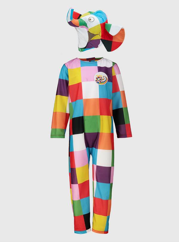 Buy Elmer Patchwork Costume - 1-2 years | Kids fancy dress costumes | Argos