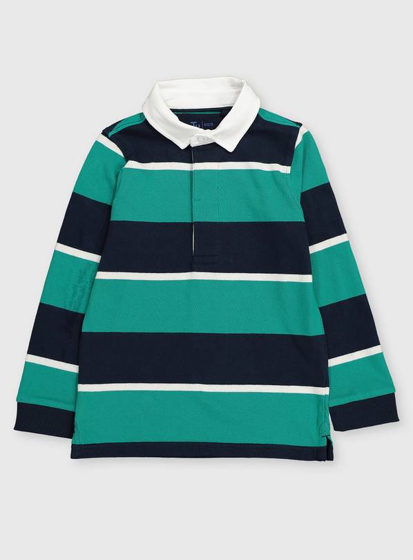 Buy Green & Navy Rugby Top - 12 years | T-shirts and shirts | Argos