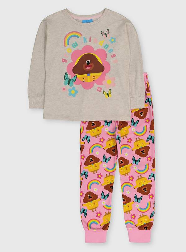Buy Hey Duggee Oatmeal & Pink Pyjamas - 2-3 years | Pyjamas | Argos