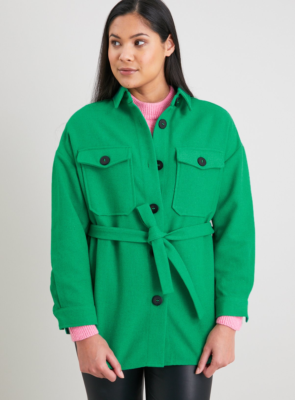 Green Belted Shacket review | 8.6 / 10