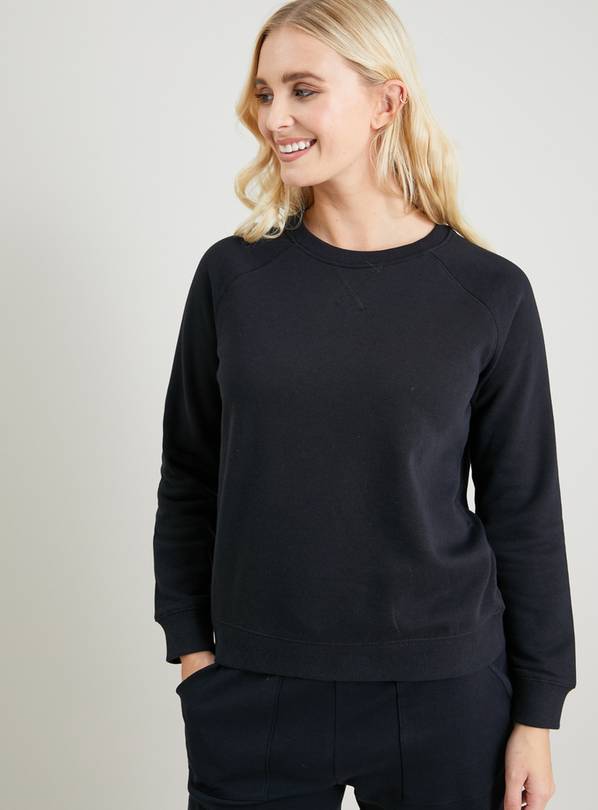 Buy Black Crew Neck Coord Sweatshirt - XL | Hoodies and sweatshirts | Argos