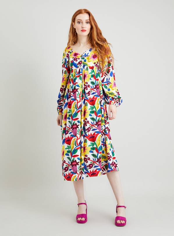 Buy Women's Mini Me Bold Floral Midi Dress - 16 | Dresses | Argos